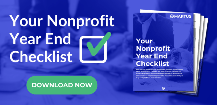 Martus | Nonprofit Year End Checklist